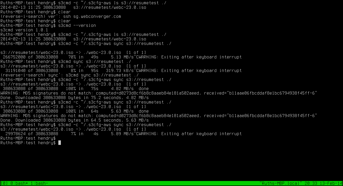 Does s3cmd resume downloads? · Issue #280 · s3tools/s3cmd · GitHub