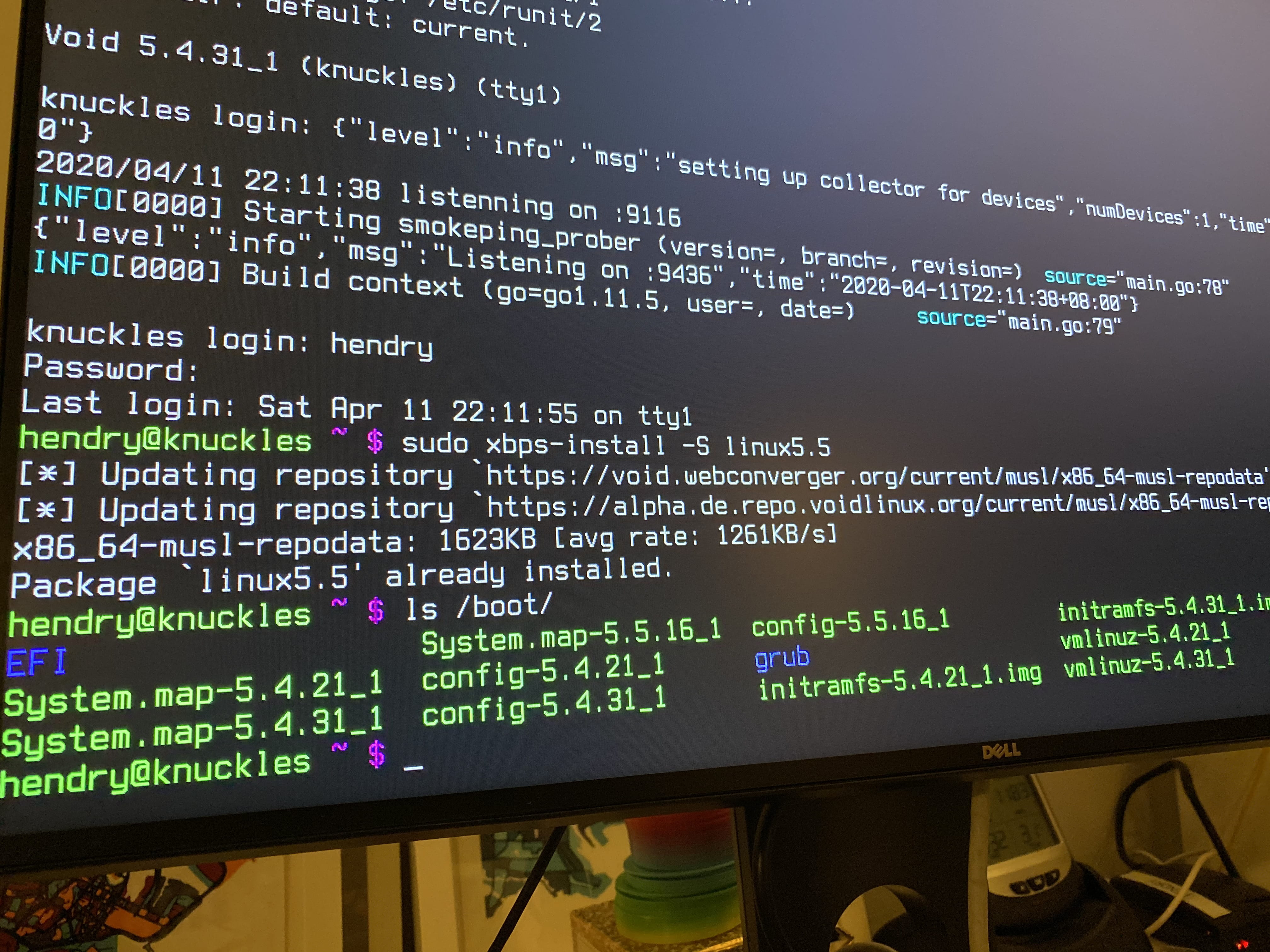Not booting after upgrading kernel : r/voidlinux
