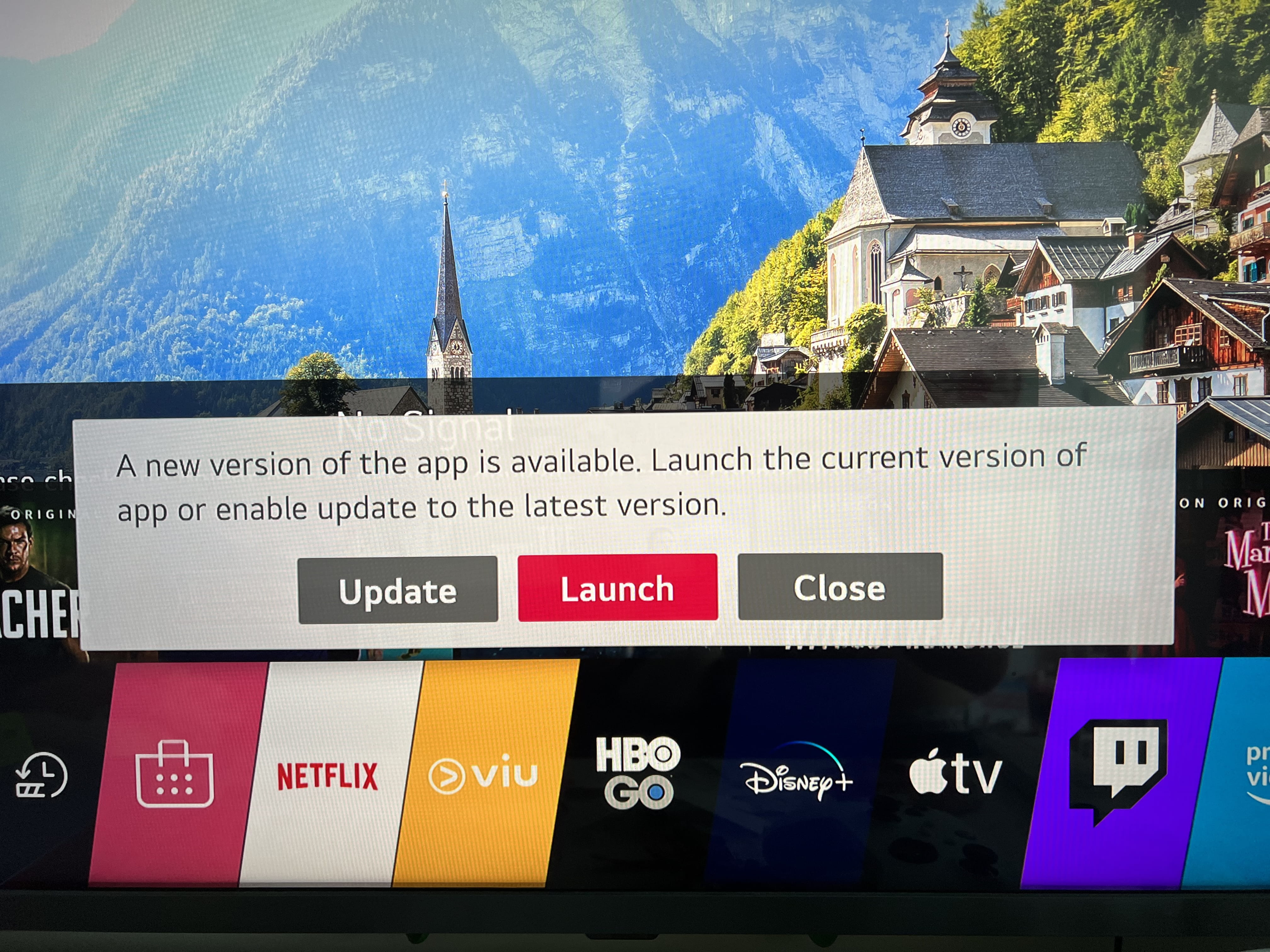 Is there a way to remove this annoying update modal? : r/webos
